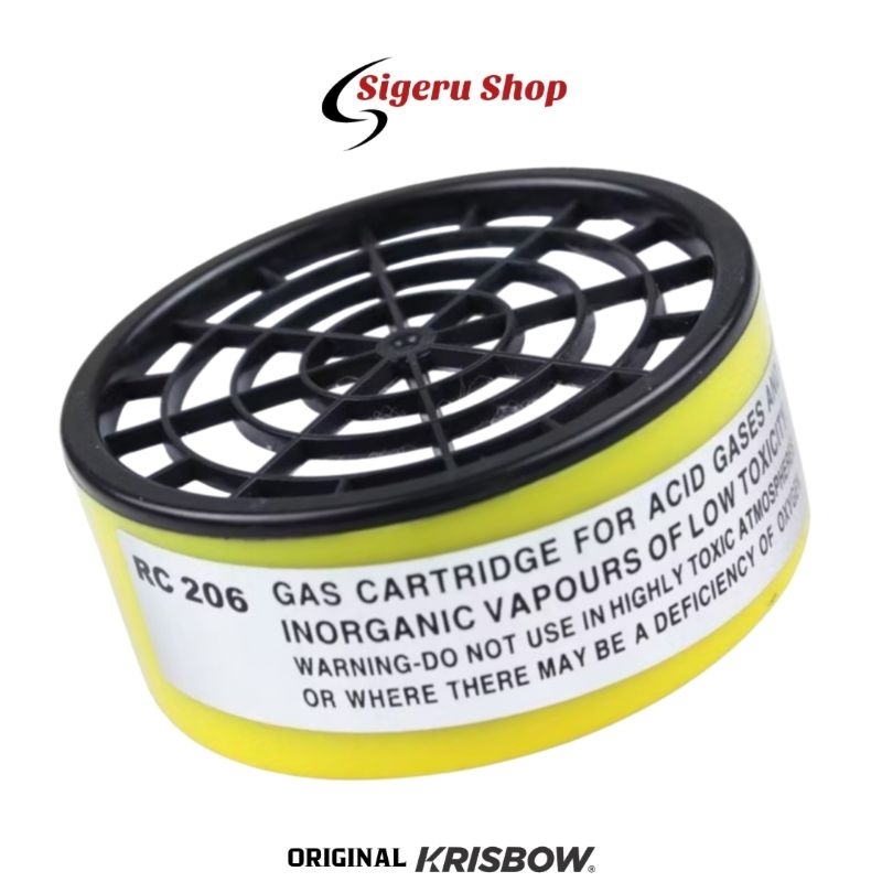 Jual Krisbow Catridge Filter Gas Asam dan Uap Masker Respirator ...