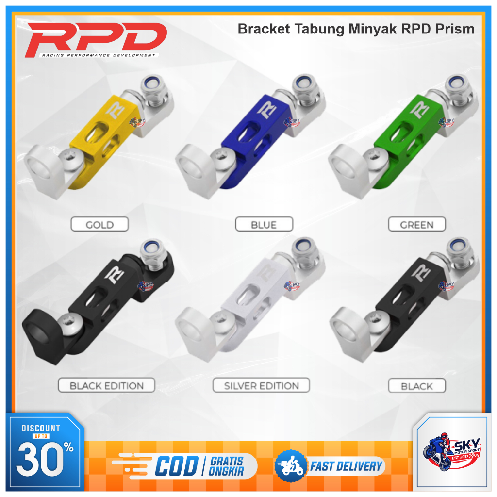 Jual Bracket Tabung Minyak Rem RPD Prism CNC Adjustable Original ...