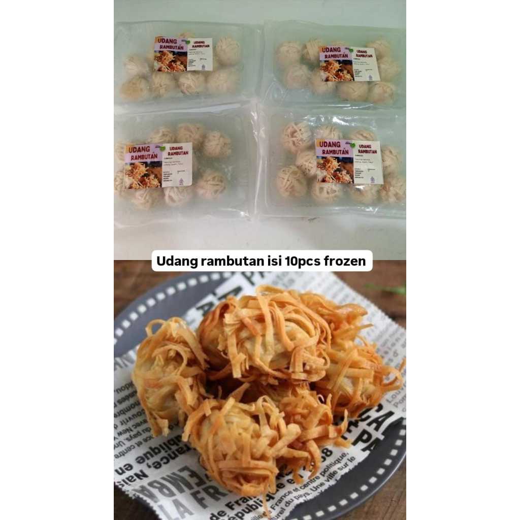 Jual Udang rambutan ala gacoan isi 10pcs frozen food | Shopee Indonesia