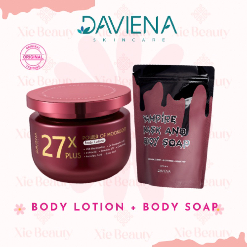 Jual Bundling Sabun Vampir Plus HB 27X Plus Moonlight Daviena Skincare ...