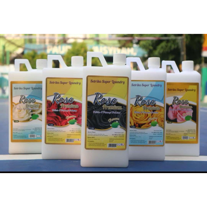 Jual Rose Premium Parfum Laundry 1 Liter Pelicin dan pewangi pakaian ...
