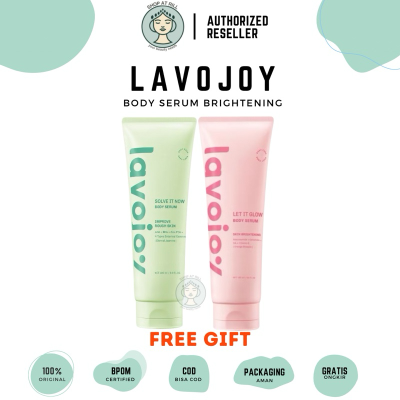 Jual LAVOJOY Let It Glow Body Serum Daily Shine Instant Tone Up SPF 20 ...