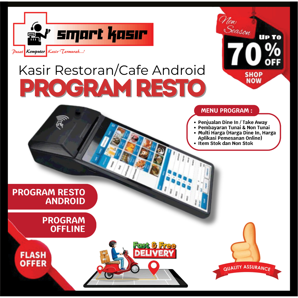 Jual Program Kasir Android untuk Usaha Cafe, Resto, Rumah Makan, Toko ...