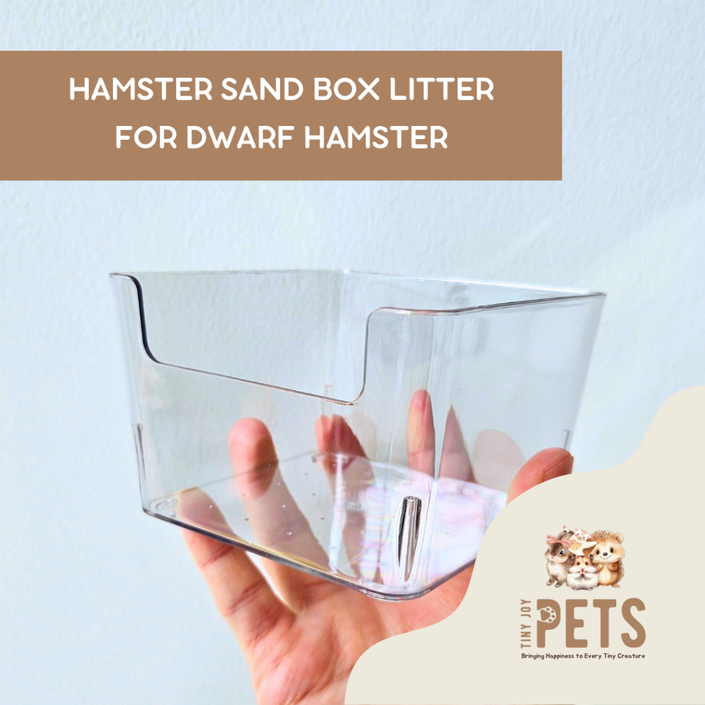 Jual Hamster Dormice Acrylic Sand Box litter / Tempat Mandi Hamster ...
