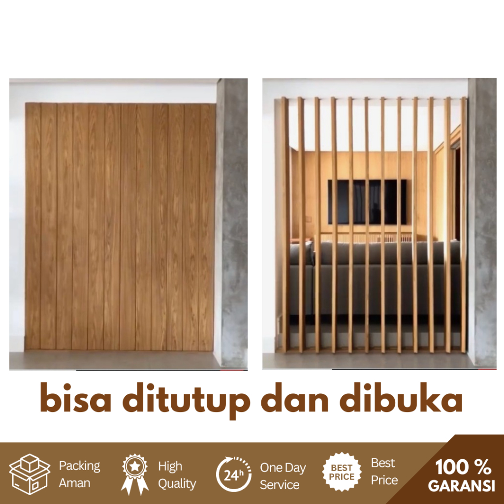 Jual Partisi Putar / Partisi Kayu / Partisi Awet/ Partisa Buka Tutup ...
