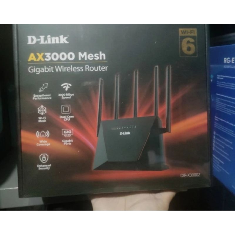 Jual DLink DIR-X3000Z AX3000 Mesh Gigabit Wireless Router Dlink ...