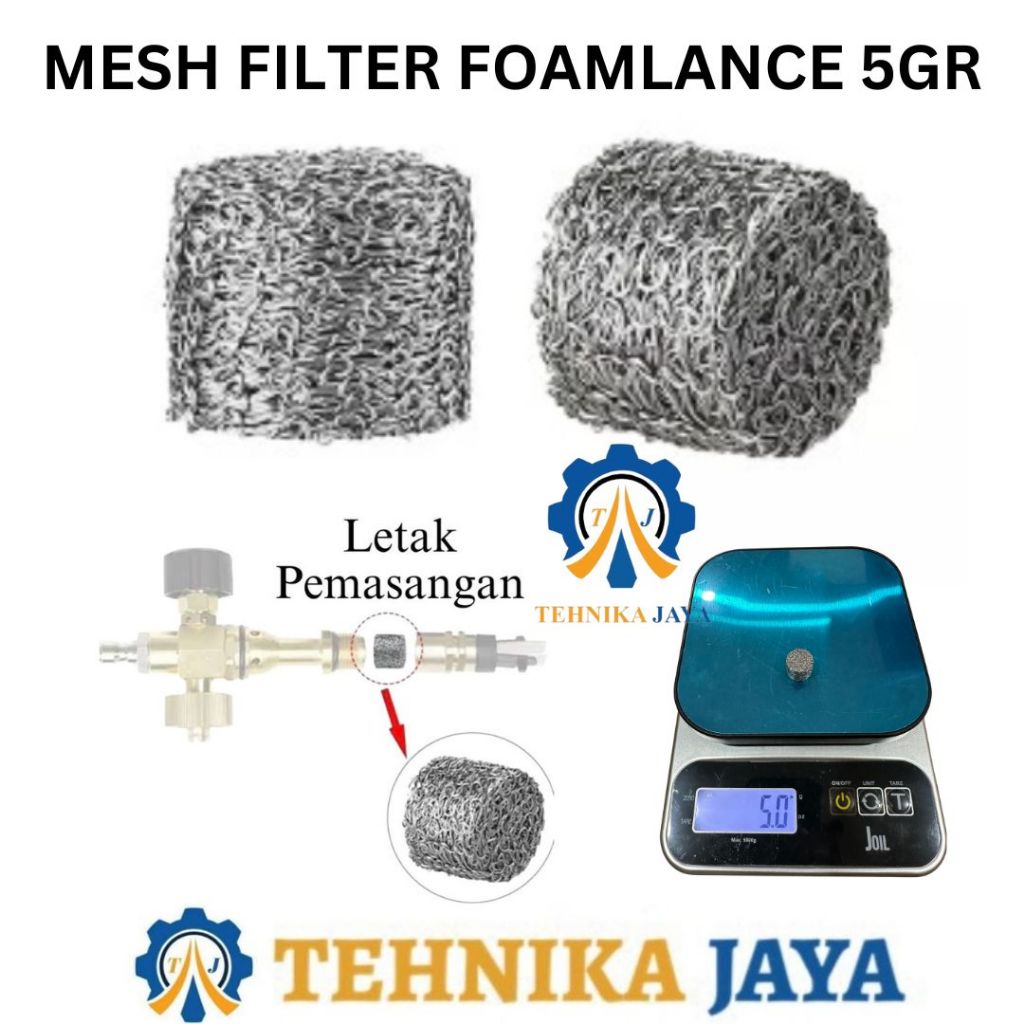 Jual Wire Mesh Tablet Filter Foam Lance Tabung Salju | Shopee Indonesia