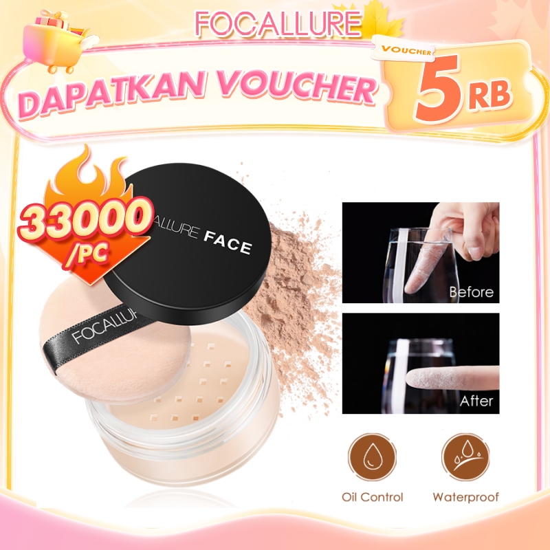 Jual FOCALLURE Super Fine Loose Powder - Loose Setting Powder 3 Colours ...