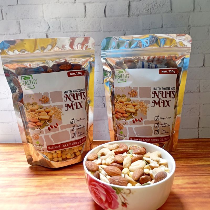 Jual Mix Trail Roasted Nuts Healthy Nuts Camilan Sehat mix Kacang ...