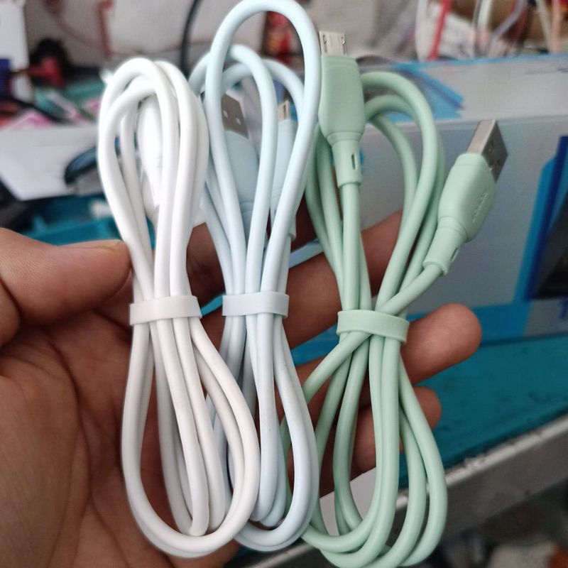 Jual kabel data charger USB robot micro rbm 100 satuan | Shopee Indonesia