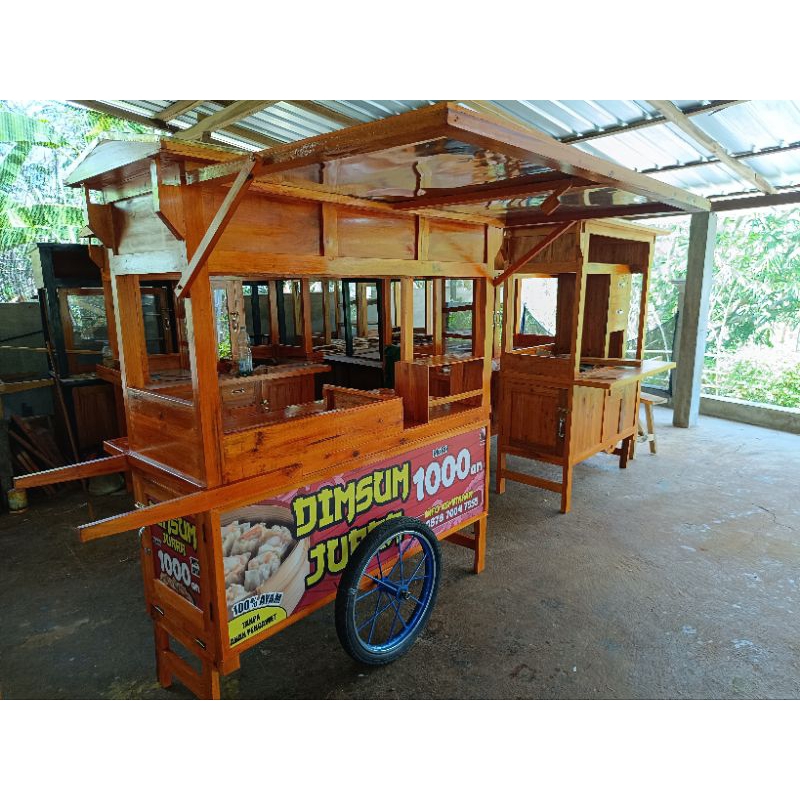Jual gerobak dimsum dan setiker nama | Shopee Indonesia