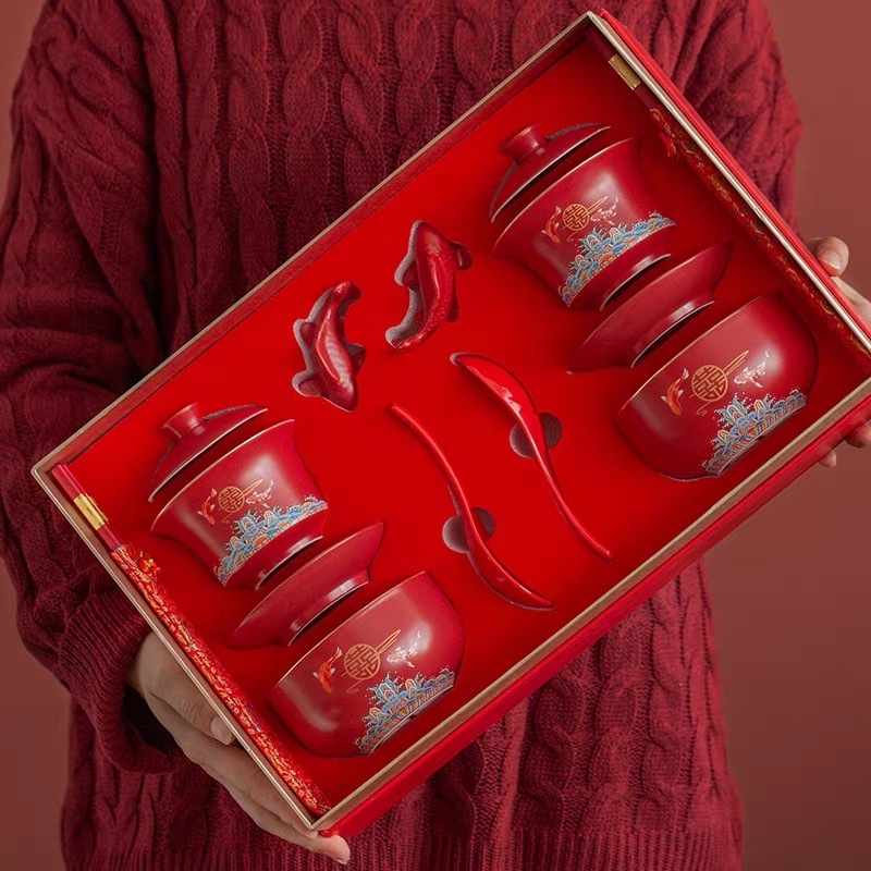 Jual LECORA [ CHINESE KOI SERIES ] Mangkok + Cangkir Ceramic Set ...