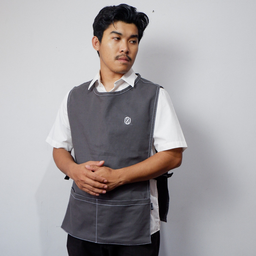 Jual RISUM Flap Apron / Apron Flap Barista / Barista Apron | Shopee ...