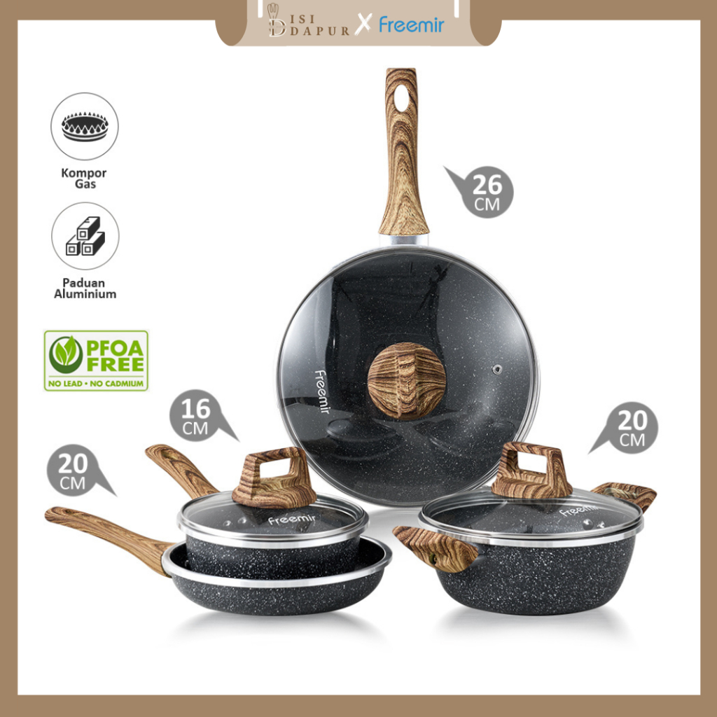 Jual 𝙂𝙍𝘼𝙏𝙄𝙎 𝙂𝙍𝙄𝙇𝙇 𝙋𝘼𝙉 𝙛𝙧𝙚𝙚𝙢𝙞𝙧 Wajan Panci Serbaguna Anti Lengket ...