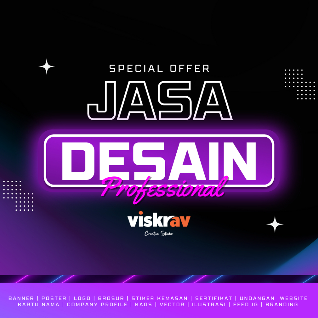 Jual JASA DESAIN GRAFIS PROFESSIONAL | DESAIN LOGO | SPANDUK | DESAIN ...
