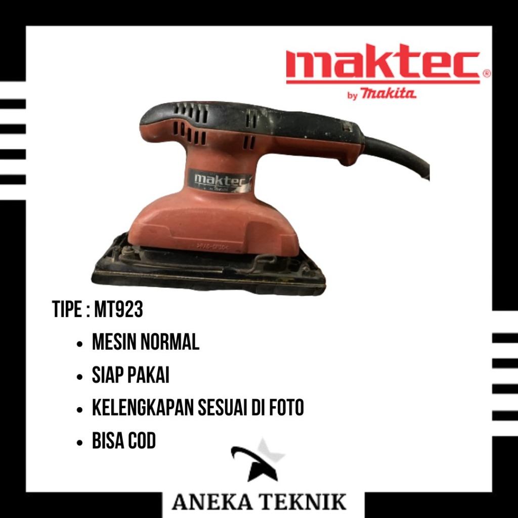Jual Mesin Amplas Maktec MT 923 - Sander Maktec MT923 | Shopee Indonesia