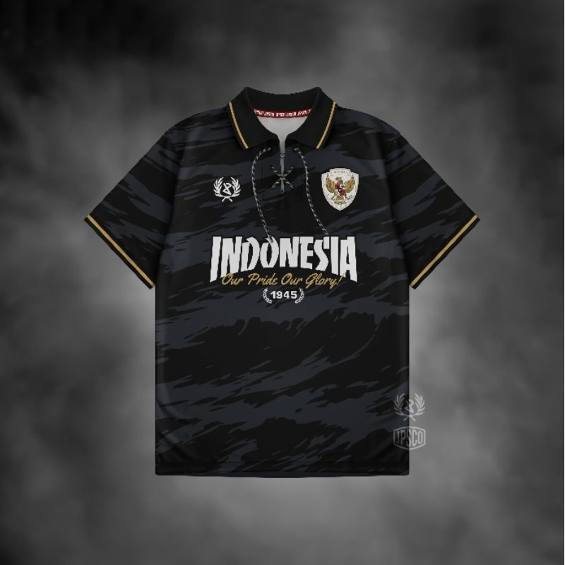 Jual JERSEY VINTAGE TIMNAS INDONESIA RETRO HITAM | Shopee Indonesia