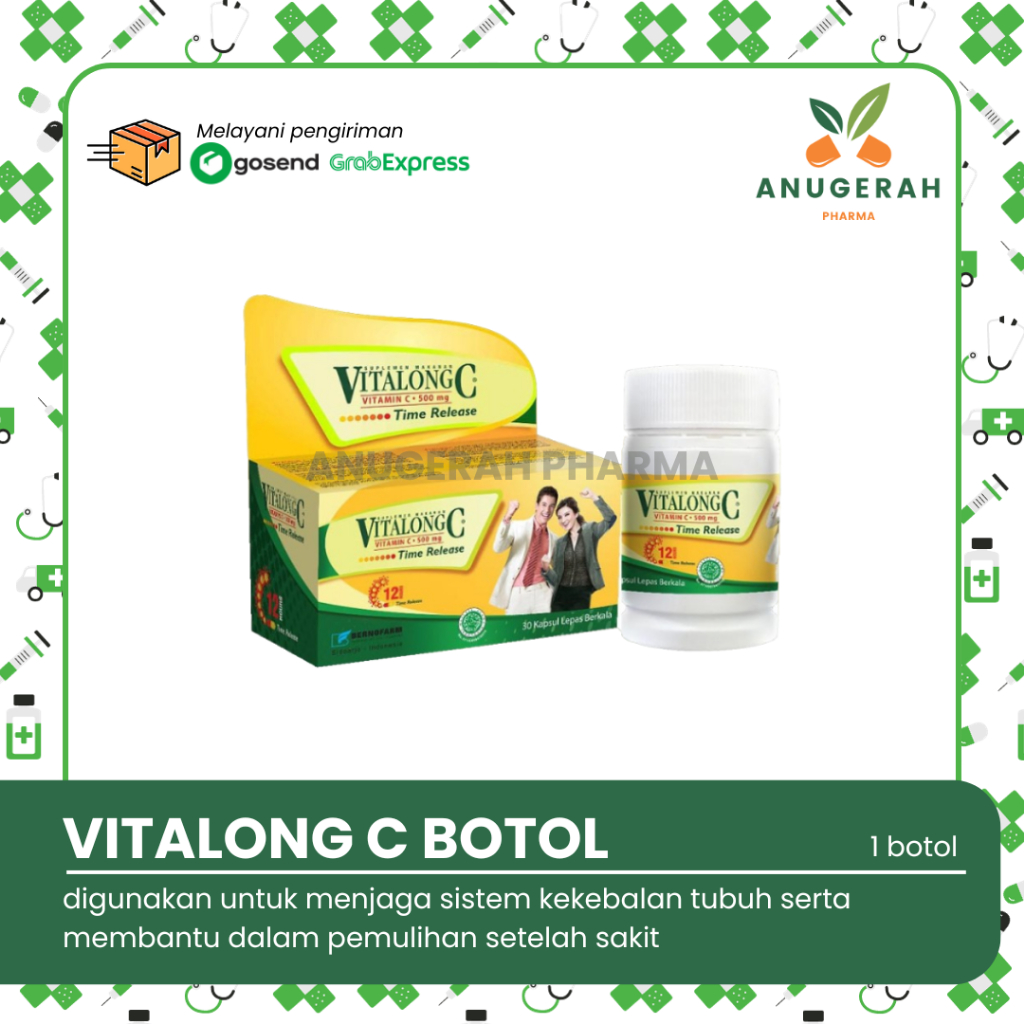 Jual Vitalong C Botol isi 30 Capsul - Vitamin Daya Tahan Tubuh | Shopee ...