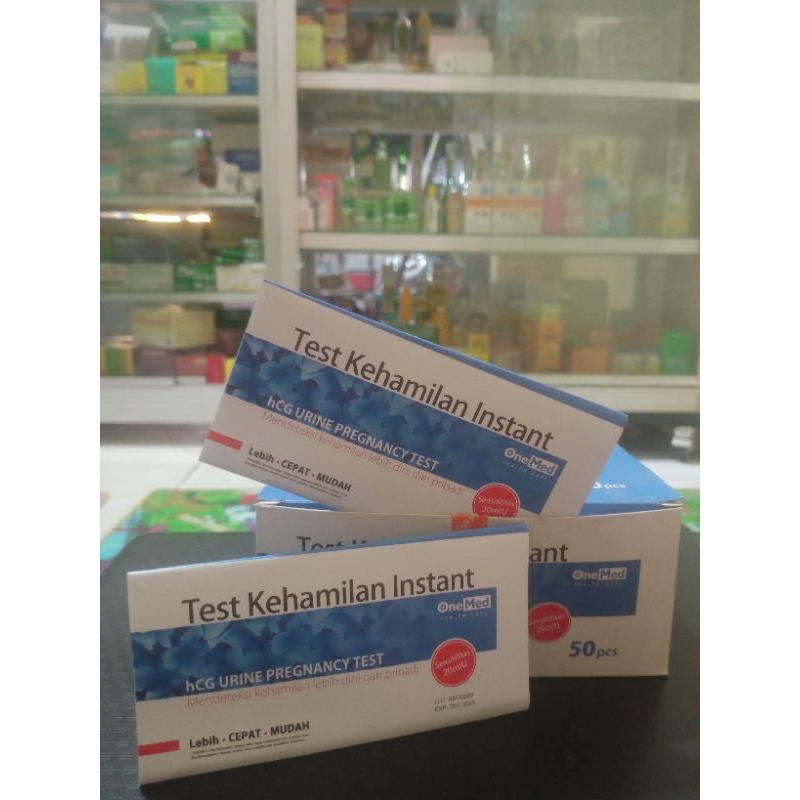 Jual Test Kehamilan Instant Onemed Strip / Test Pack / Tespek | Shopee ...