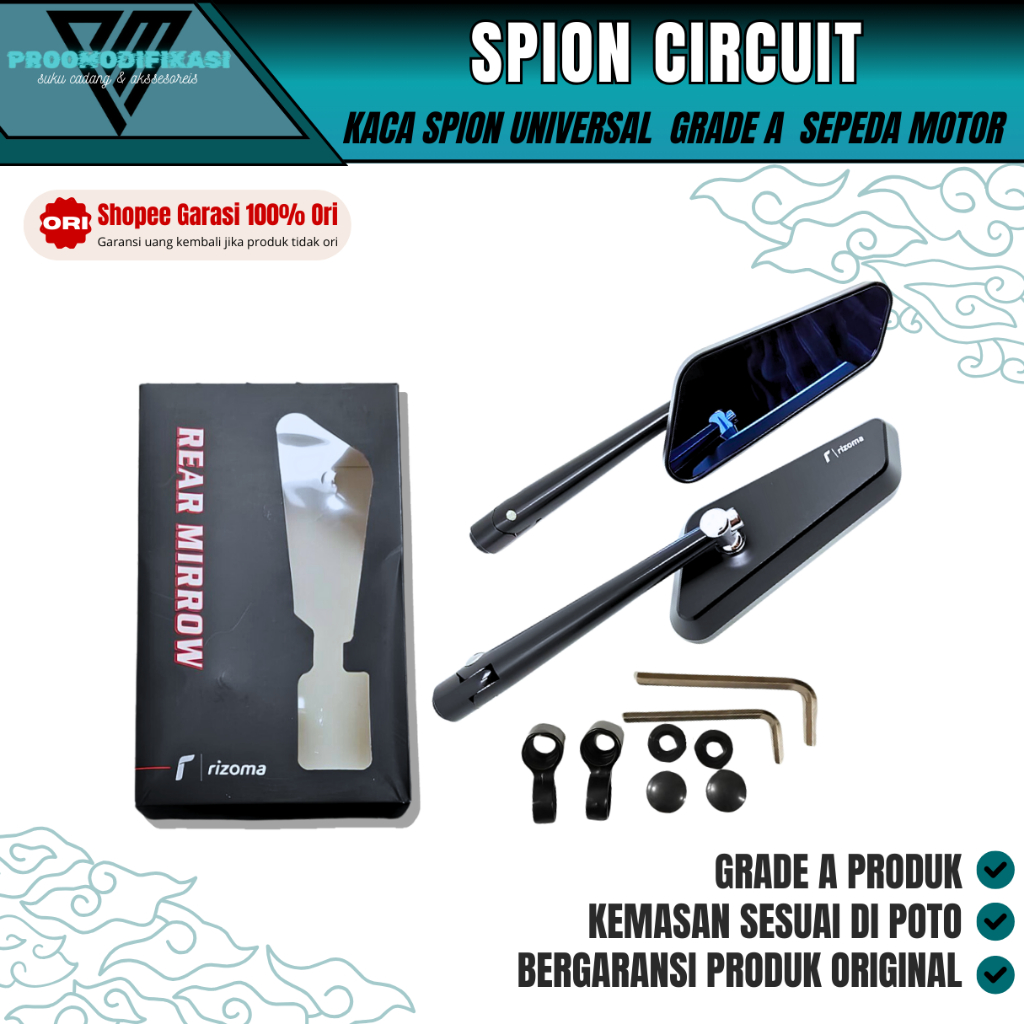 Jual Spion Circuit Model Rizoma Kaca Bening Dan Kaca Putih Universal ...