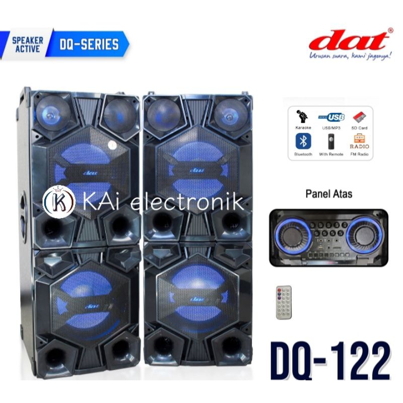 Jual SPEAKER AKTIF DAT 12" DQ-122 garansi resmi 1 tahun | Shopee Indonesia