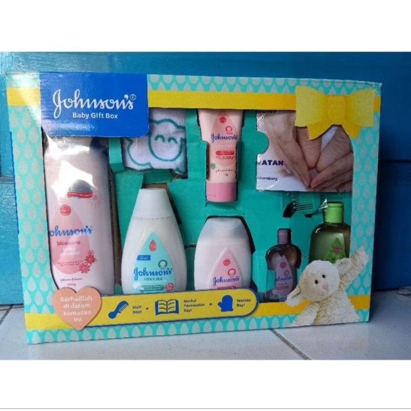 Jual Johnsons Baby Gift Set Box | Shopee Indonesia