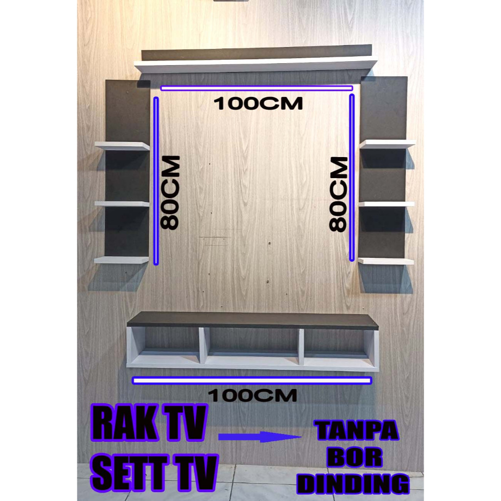 Jual rak hias dinding RAK DINDING Rak TV gantung Minimalis Meja TV ...