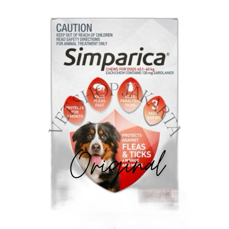 Jual SIMPARICA 120 MG - BERAT 40.1-60 KG | Shopee Indonesia