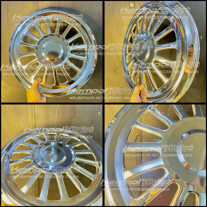Jual wheldop stainless croom R15 dan 16 plus dudukannya BEBAS PILIH ...