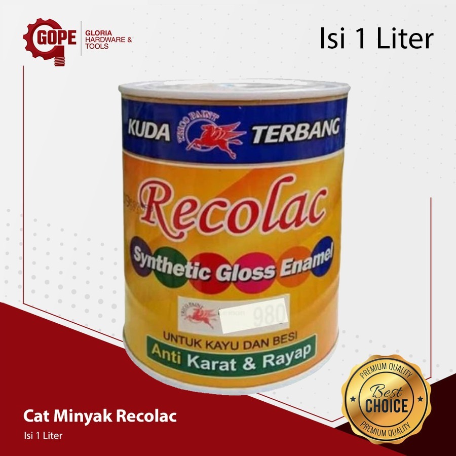 Jual Cat Recolac Cat Minyak Untuk Kayu Besi Kuda Terbang Ukuran 1 Kg ...