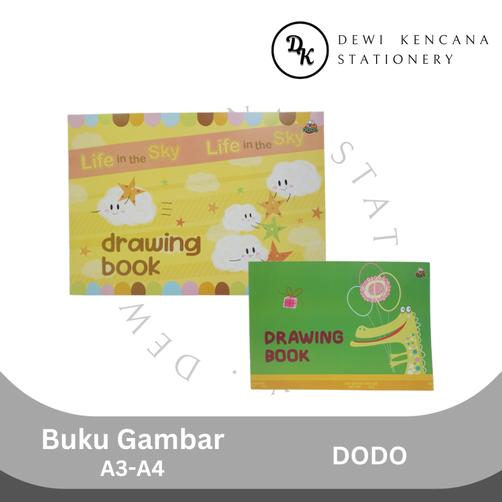 Jual Buku Gambar DODO/Drawing Book DODO 8 Lembar | Shopee Indonesia