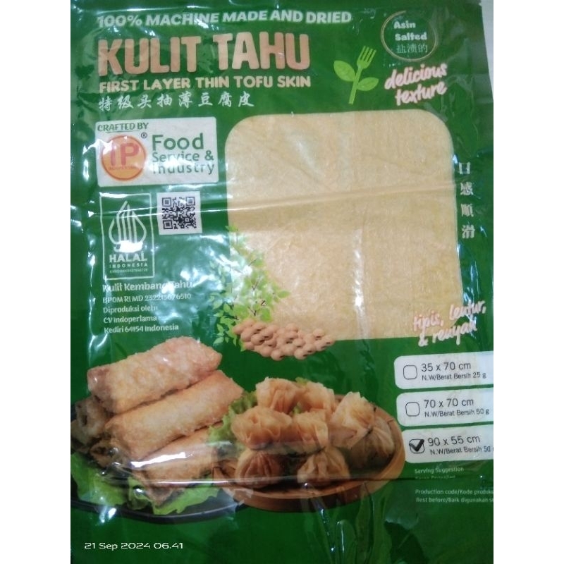Jual Kulit Kembang Tahu Dimsum Jumbo 90x55/70x70 | Shopee Indonesia
