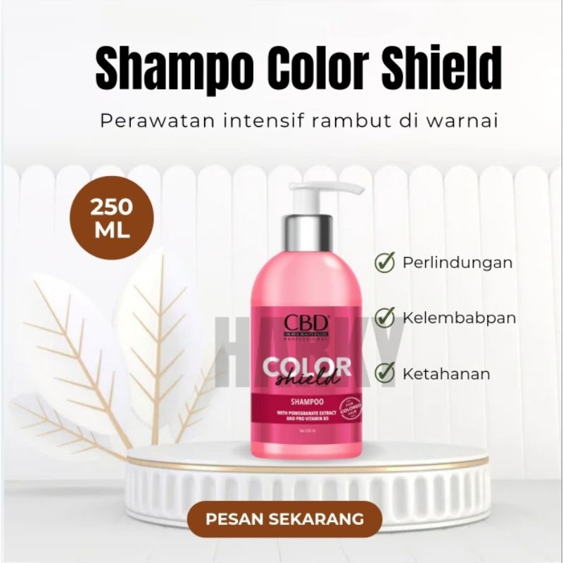 Jual Cbd Professional Shampoo Color Shiel 250ml Perawatan Rambut Warna ...