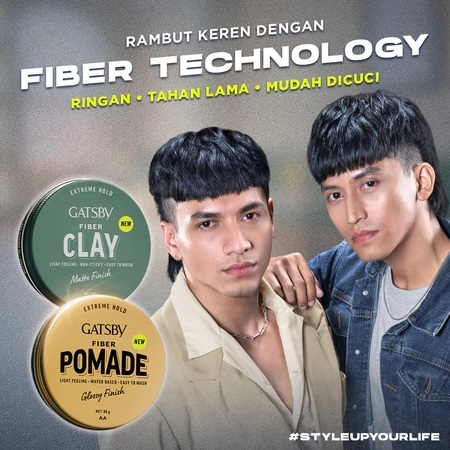 Jual GATSBY Fiber Pomade | Fiber Clay 80g | Shopee Indonesia