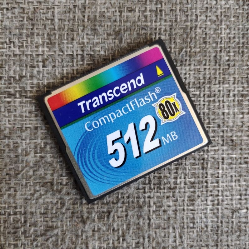 Jual Transcend Compact Flash CF Card 512MB 80x Memory Industrial ...