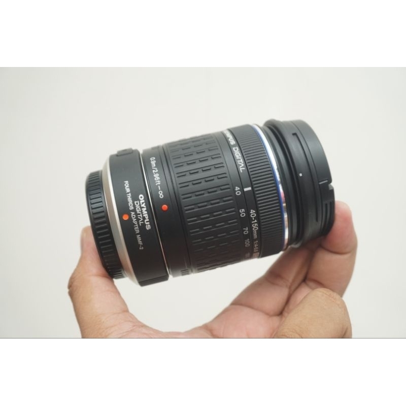 Jual OLYMPUS 40-150mm plus ADAPTER MMF-2 MMF 2 MICRO FOUR THIRDS J95 ...