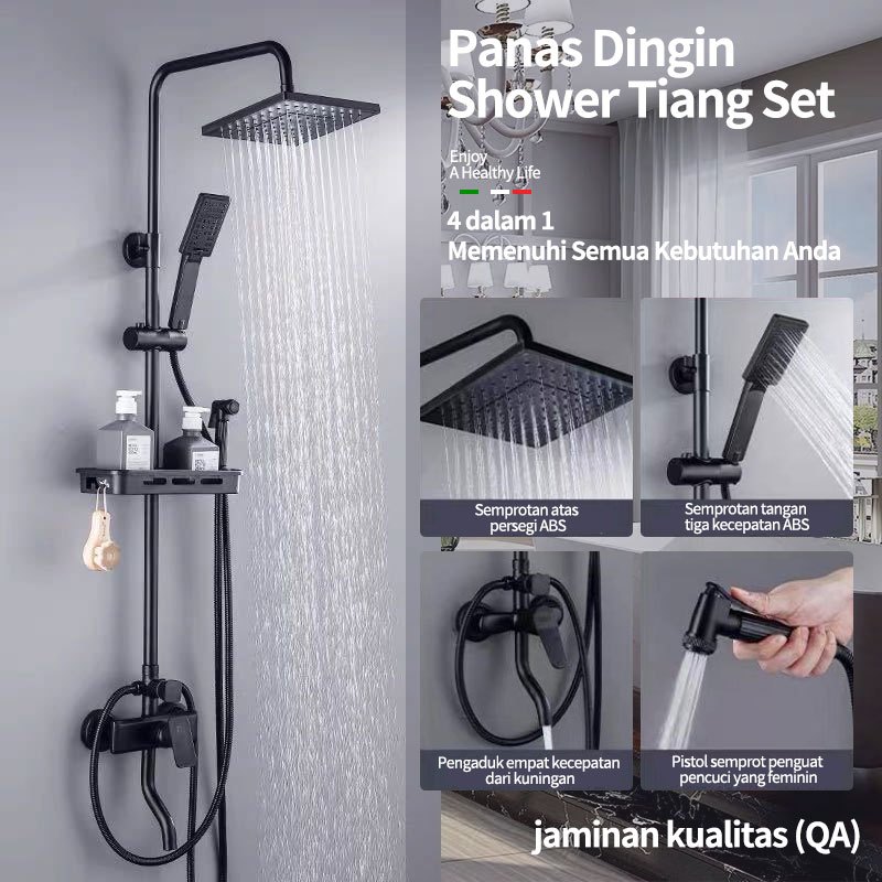 Jual Shower 1 Set Kamar Mandi Set Shower Mandi Full Set dengan Kran ...