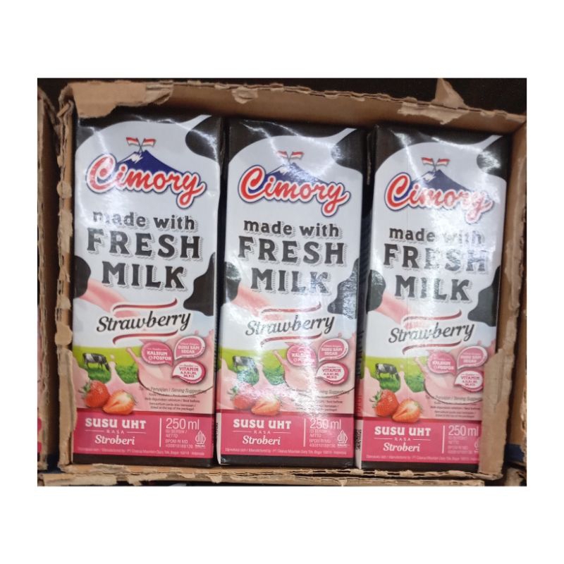 Jual CIMORY FRESH MILK UHT ALL VARIAN 250ML ISI 10 PCS | Shopee Indonesia