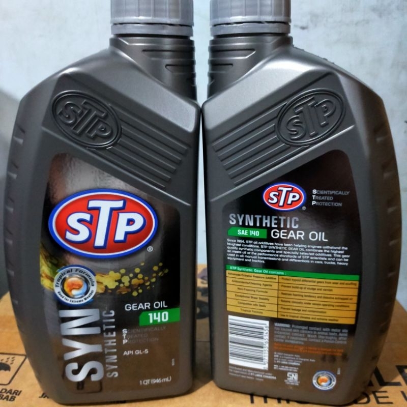 Jual STP 140 oli Gardan gear oil syntetic 1 liter Original | Shopee ...