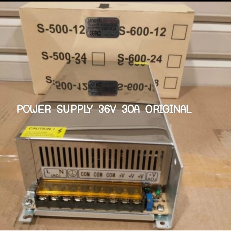 Jual Power Supply 36v 30a switching PSU 36 volt 30a | Shopee Indonesia