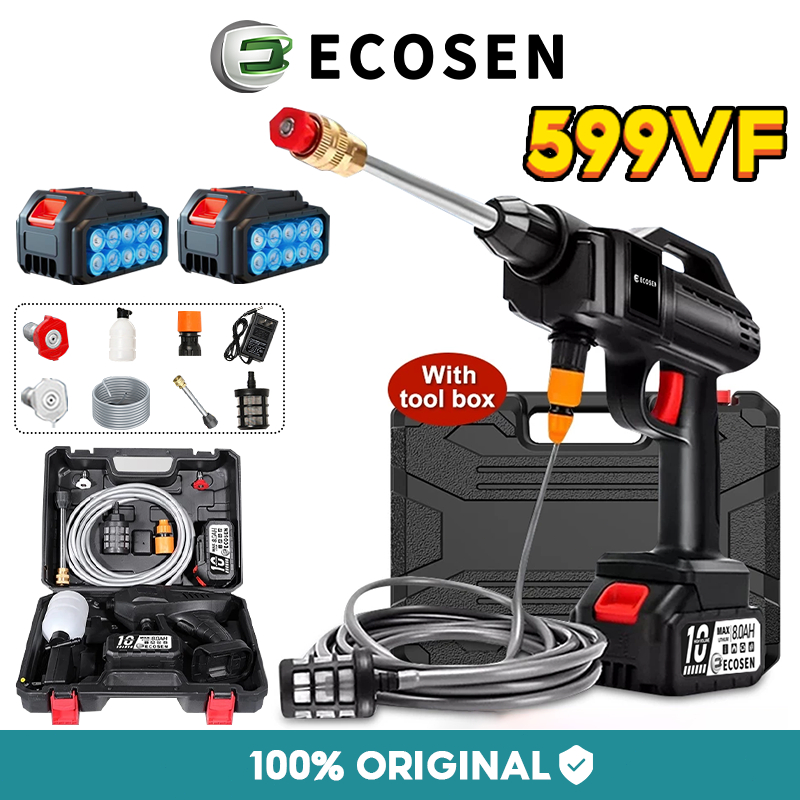 Jual ECOSEN 599V 100Bar Jet Cleaner Mesin Cuci Mobil Dan Motor Mini ...