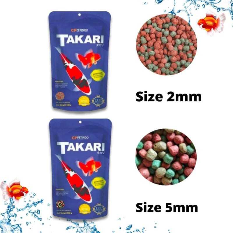 Jual CPPETINDO Takari Fish Food 2mm/5mm Mix - 500gr | Shopee Indonesia