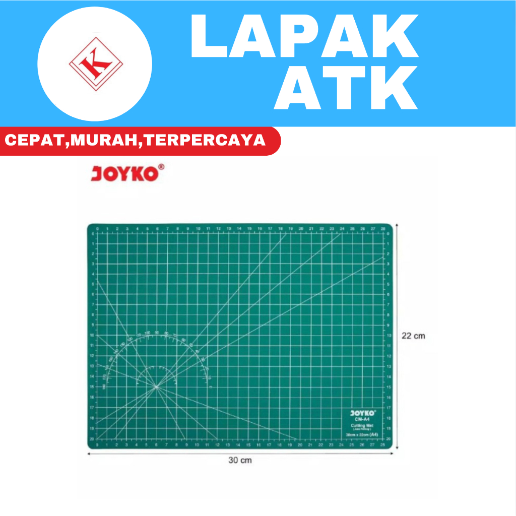 Jual ALAS POTONG JOYKO A4 / CUTTING MAT A4 JOYKO + | Shopee Indonesia