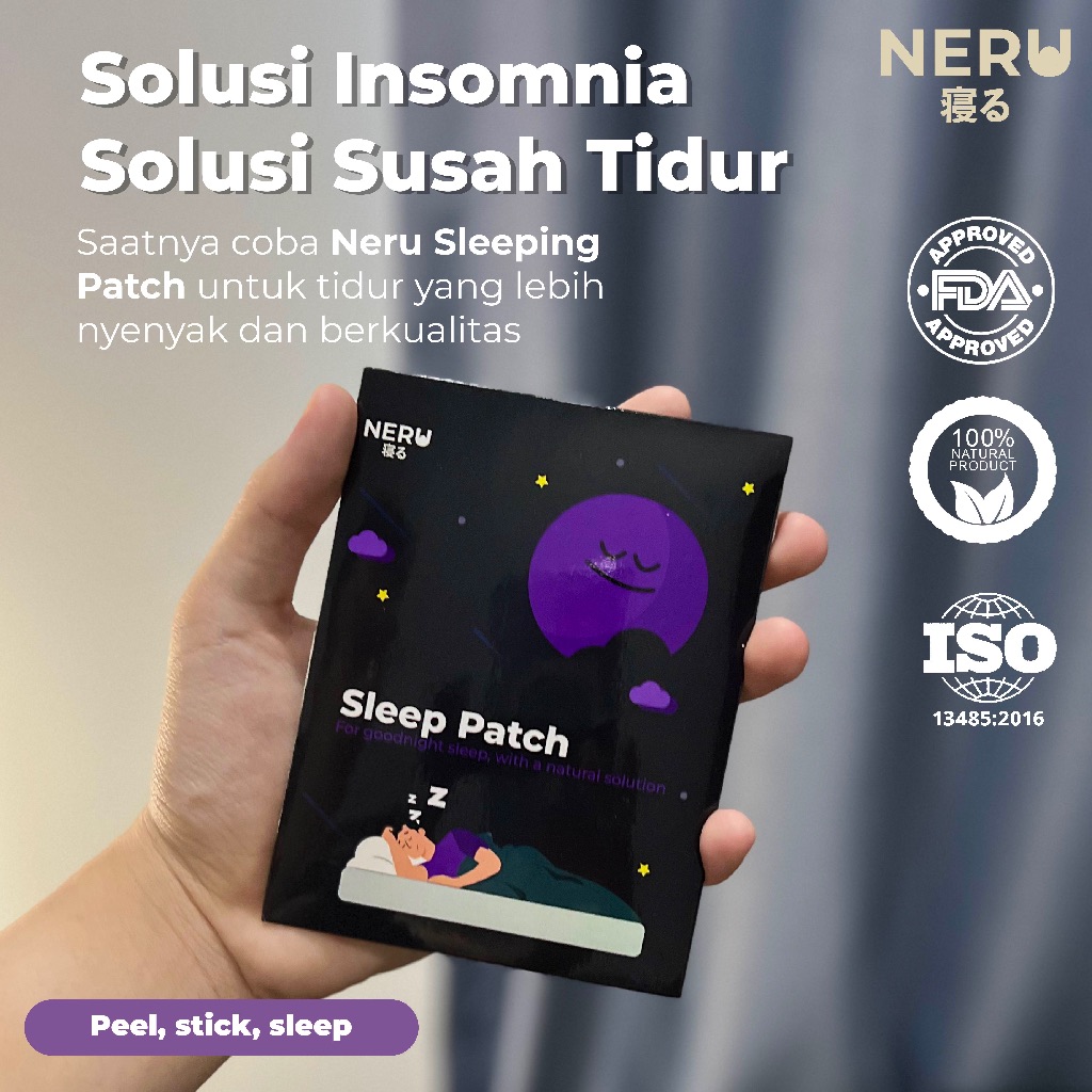Jual Sleep Patch Neru Sleeping Melatonin Insomnia Bantu Susah Tidur ...