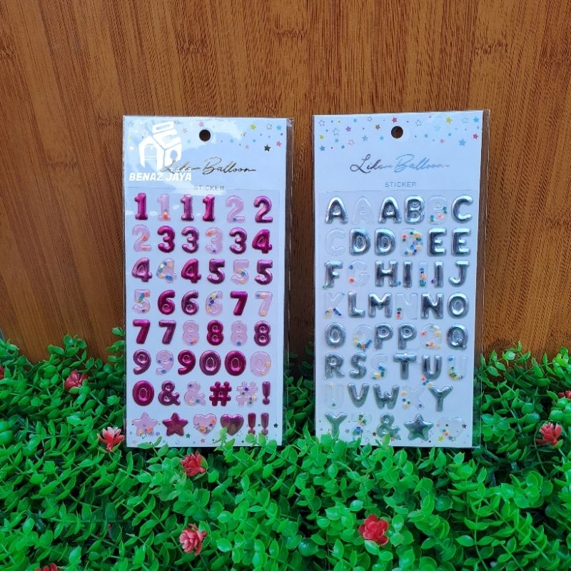 Jual STICKER ANGKA HURUF | Shopee Indonesia