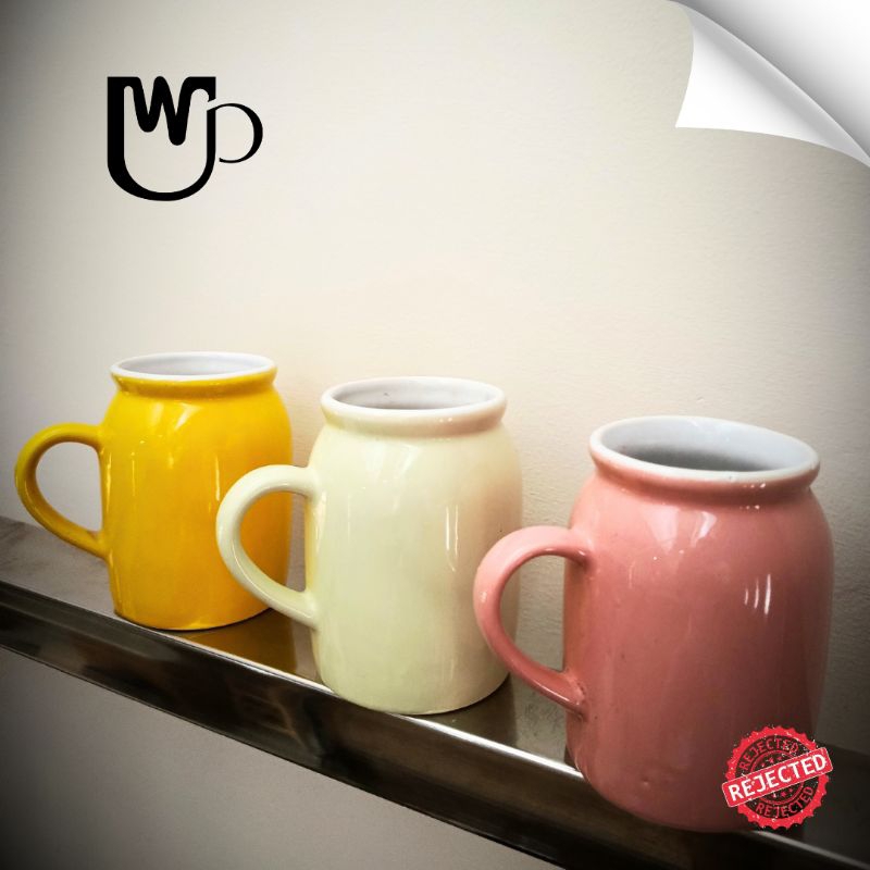 Jual Gelas Mug Keramik Milk Spectrum 300 ml - Produk BS Reject - SWU19 ...