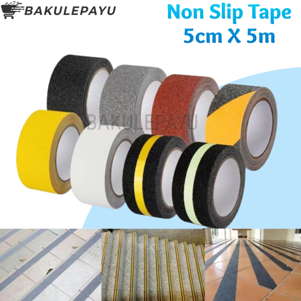 Jual Anti Slip Tape Lakban Anti Licin Stiker Lantai 5Cm X 5Meter Safety Grip Strong Traction 5 ...
