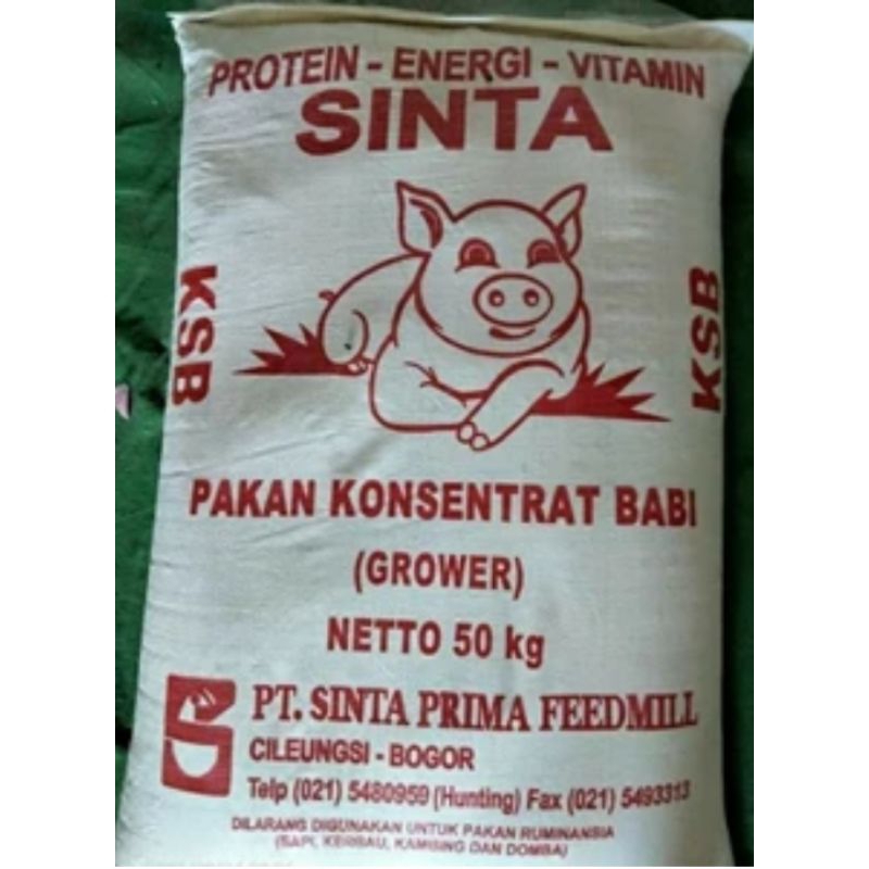 Jual Sinta KSB Konsentrat Babi Halus Grower Pakan Ternak 500gram ...