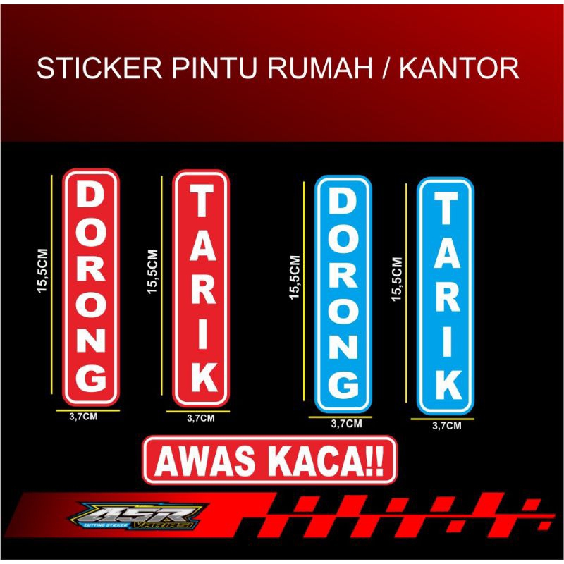 Jual sticker,pintu,tarik,dan,dorong,cutting,sticker,utntuk,pintu,kaca ...