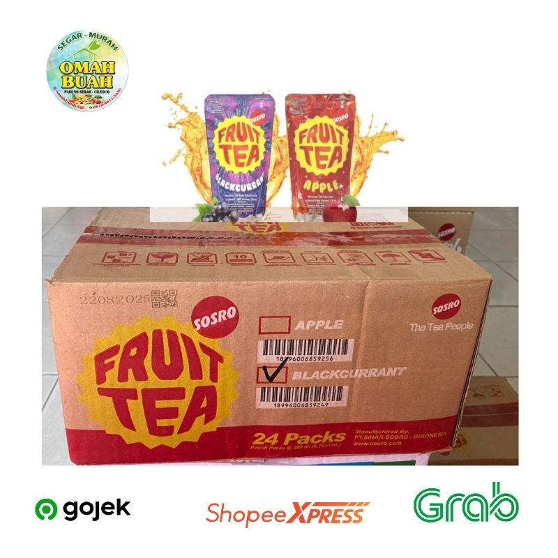 Jual Fruit Tea Pouch 200 ml 1 Dus 24 Pcs | Shopee Indonesia